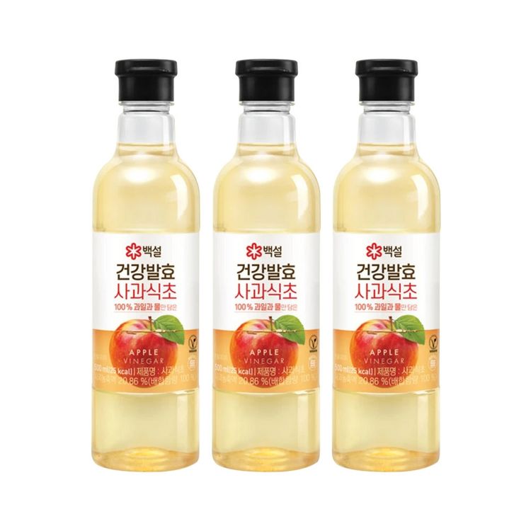 백설 100 건강발효 사과식초 500ml X3개 홈플러스 택배배송