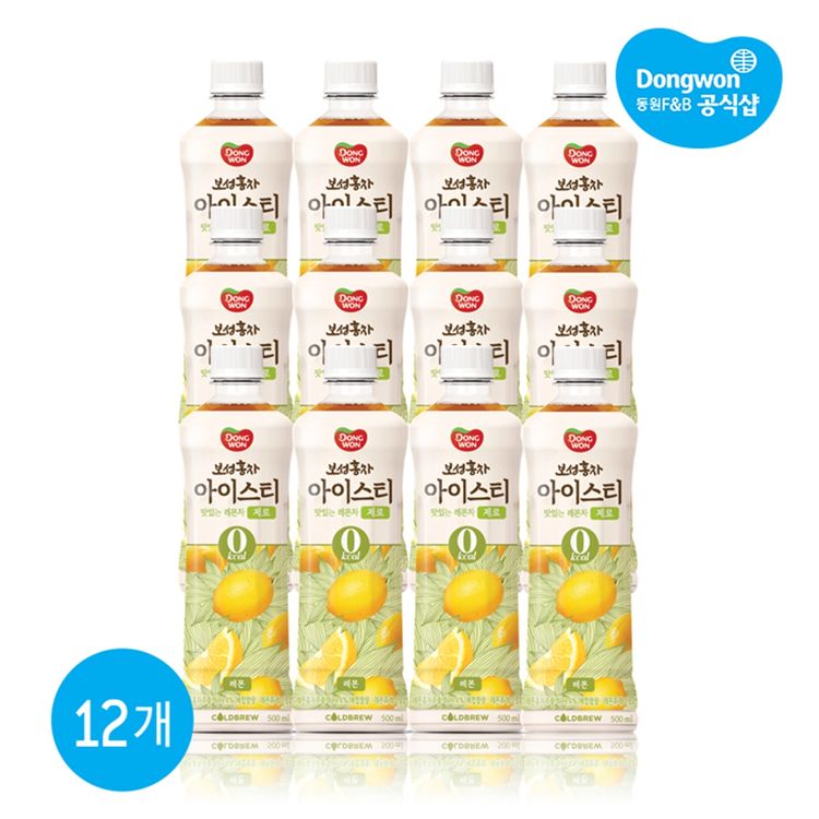 동원 보성홍차 제로칼로리 아이스티 레몬맛500ml X 12개 홈플러스 택배배송
