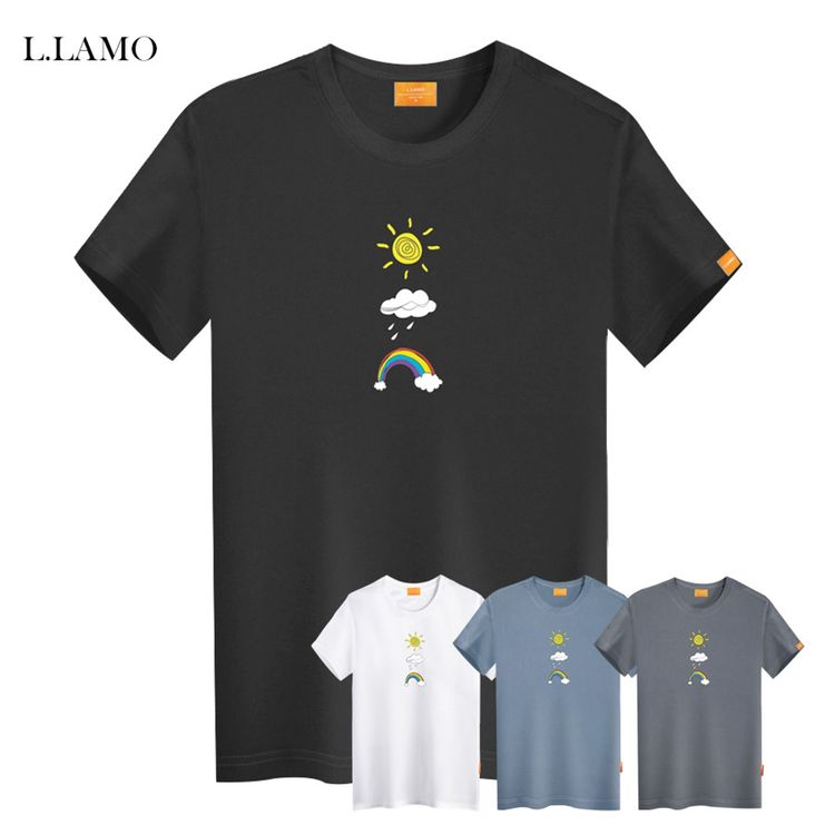 엘라모 레인보우컴 반팔티셔츠 남녀공용 빅사이즈 S~4xl 홈플러스 택배배송