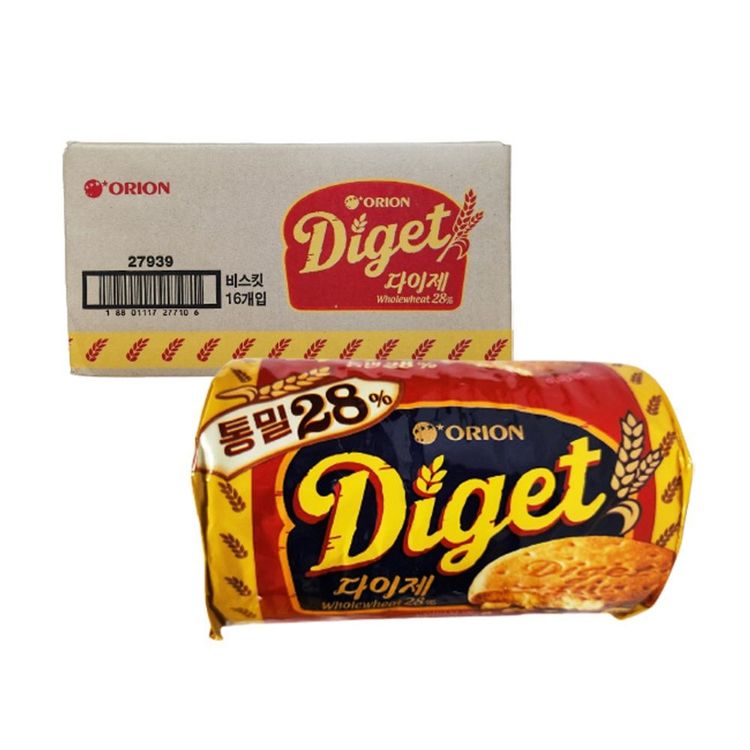 오리온 다이제 통밀 롤 194g 16개 1박스 쿠키 과자 | 홈플러스 판매자택배