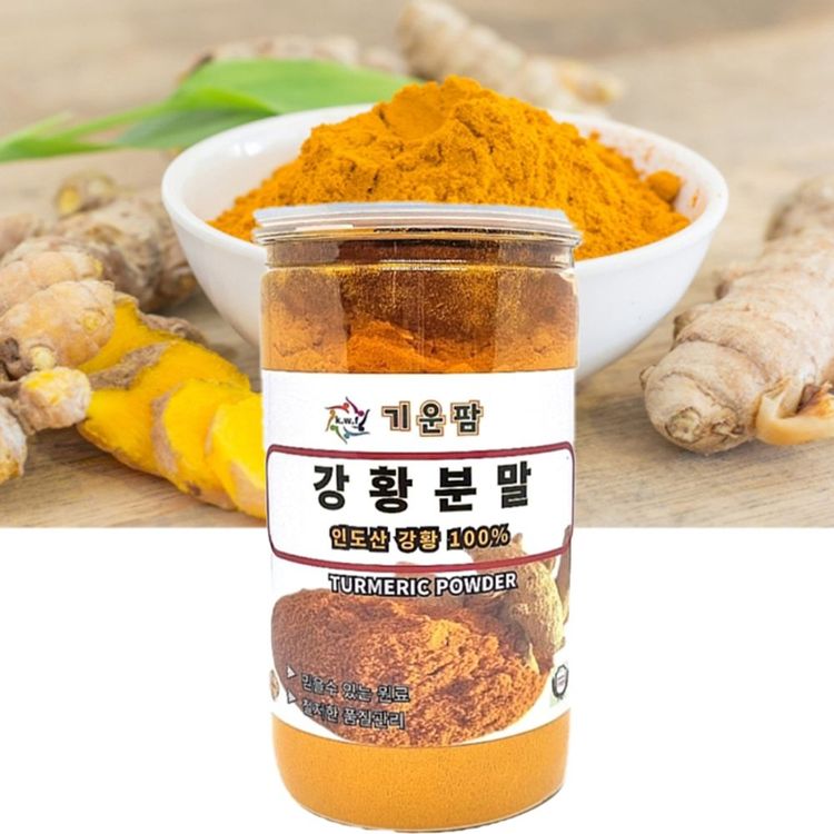 강황가루 강황 분말 인도 커큐민 기운팜 400g 밀폐용기 홈플러스 택배배송