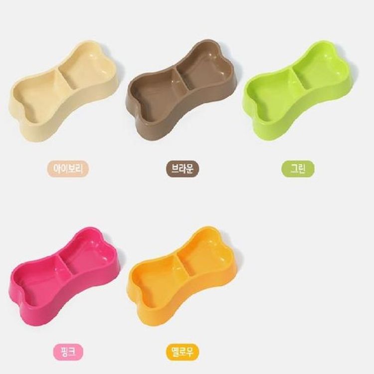 애견쌍식기 핑크 강아지 고양이 밥그릇 급수기 사료통 홈플러스 택배배송