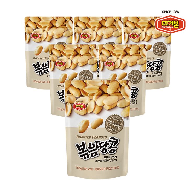 머거본 견과 볶음땅콩 100g X 6봉 홈플러스 택배배송