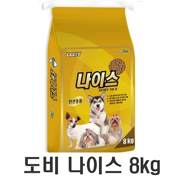 도비 나이스 8kg 강아지 애견 사료 개 밥 홈플러스 택배배송