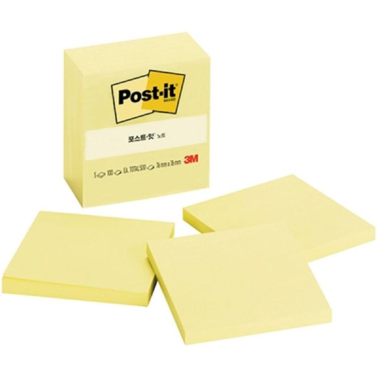 포스트잇 노트 알뜰팩 654 5cy76 X 76mm 5패드 홈플러스 택배배송