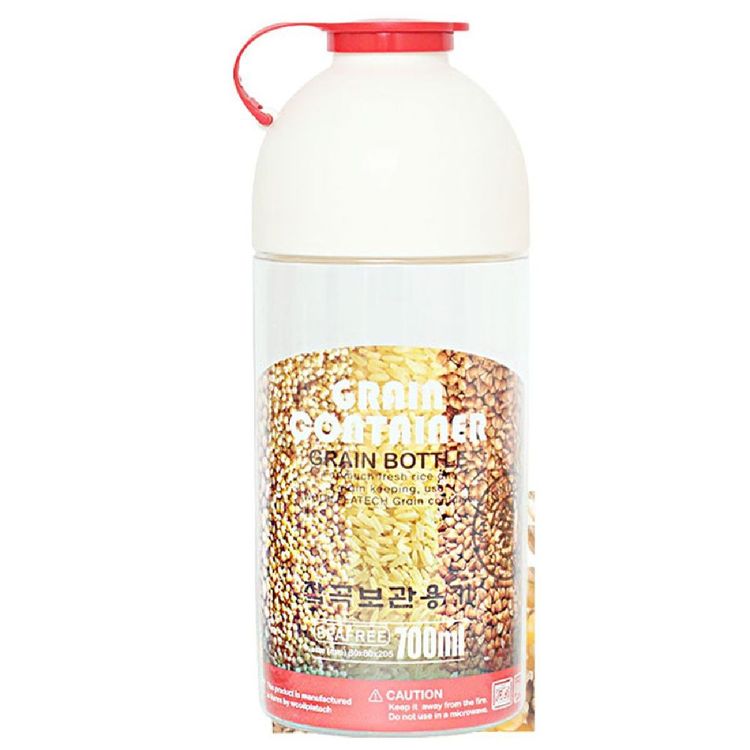 다용도 잡곡통 700ml 보관용기 씨리얼 쌀통 밀폐용기 홈플러스 택배배송