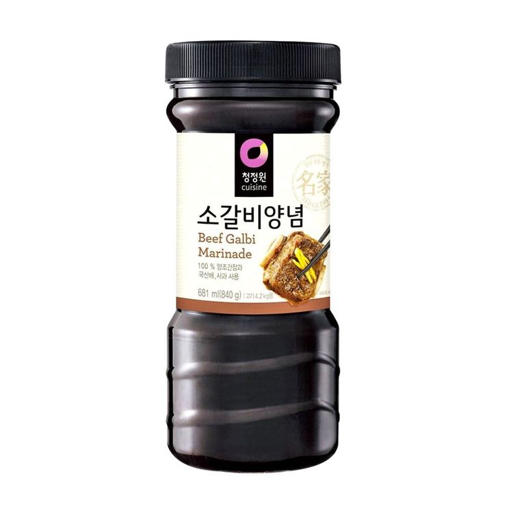 청정원 소갈비 양념 840g 양조간장 베이스 홈플러스 택배배송