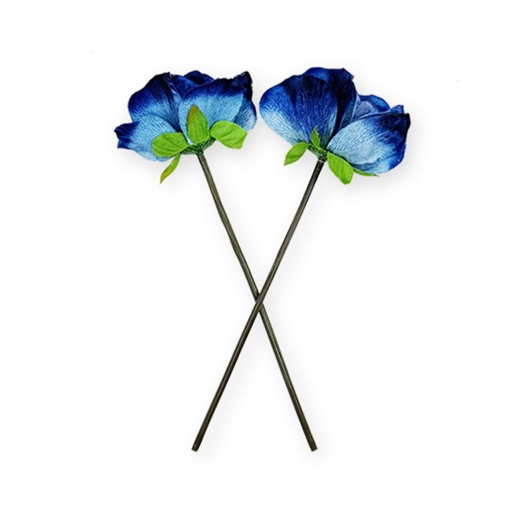 바보사랑 레스쁘리 아트 플라워 뽀삐 조화 블루 2p 홈플러스 택배배송
