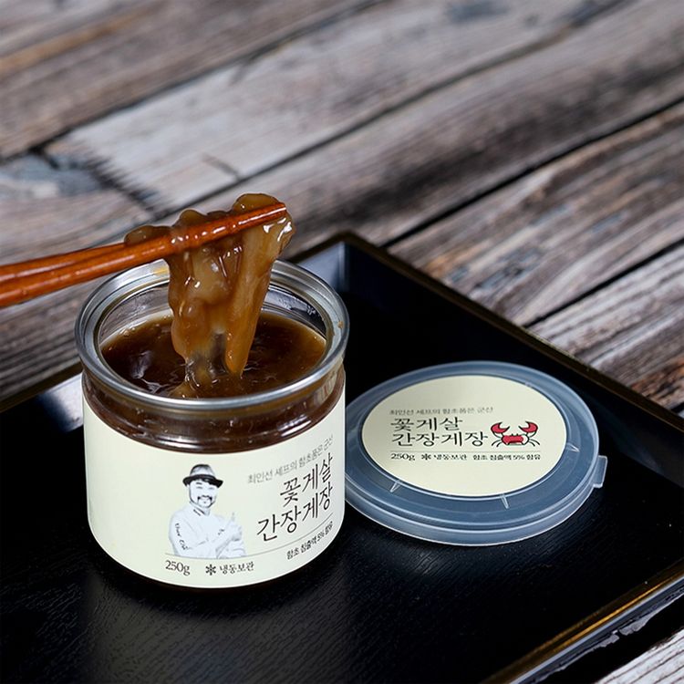셰프의장 100 국내산 최인선 셰프의 함초품은 군산 꽃게살 간장 250g 홈플러스 택배배송