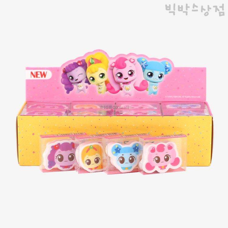캐치티니핑 캐릭터 지우개 32개입 Box 피규어 수정 문구 필기 잘지워지는 학용품 미니 홈플러스 택배배송
