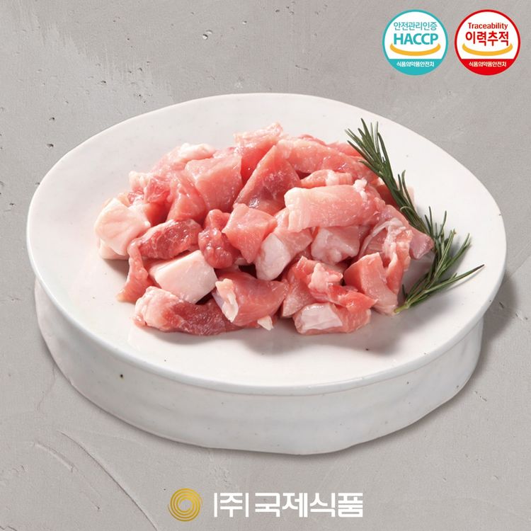 국제식품 우리돼지 한돈 냉장 국찌개용 600g사태앞다리뒷다리 홈플러스 택배배송