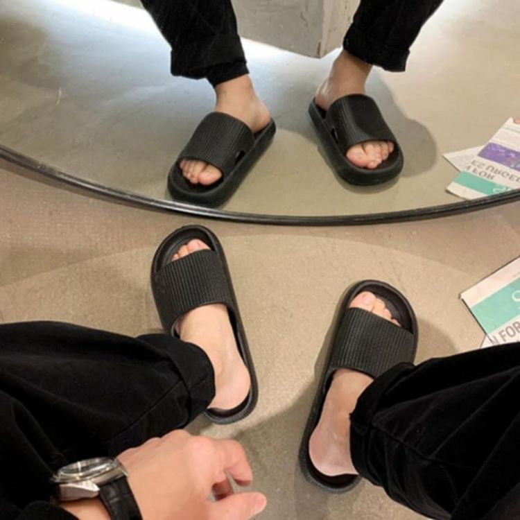 논슬립 슬리퍼 발편한 슬리퍼265 270mm 블랙 홈플러스 택배배송