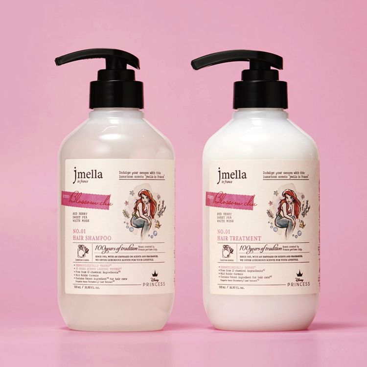 제이멜라 디즈니 에리얼 블라썸 츄 퍼퓸 헤어 케어 세트 샴푸트리트먼트 500ml 홈플러스 택배배송