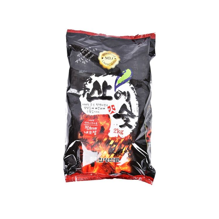산에숯 2kg 숯 차콜 캠핑 펜션 바베큐 구이용 연료 홈플러스 택배배송