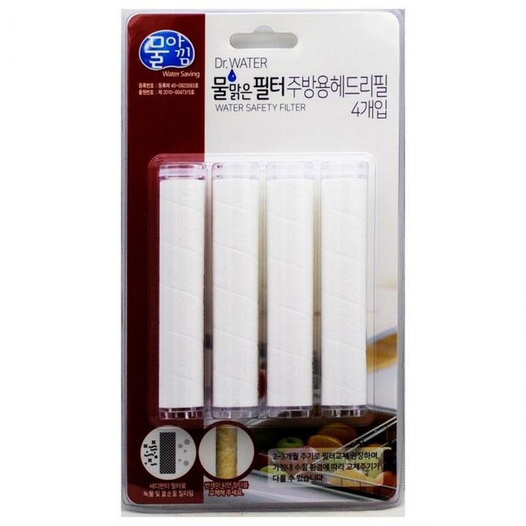 닥터워터 물맑은 필터 주방용헤드 리필 4개입 홈플러스 택배배송