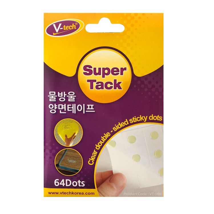 브이텍 물방울 양면테이프64p 접착제 풍선부착 홈플러스 택배배송