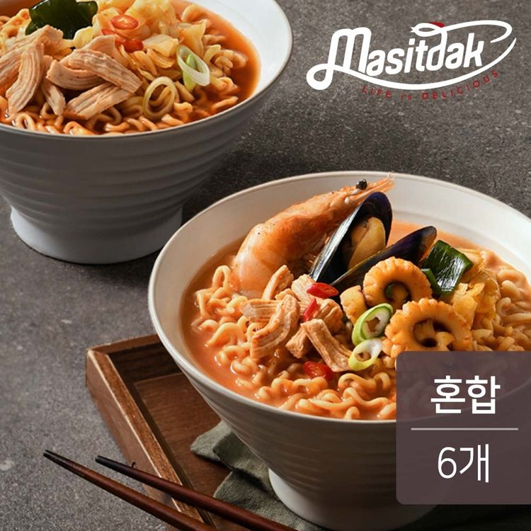 맛있닭 다이어트 라면 혼합 76gx6개456g 홈플러스 택배배송