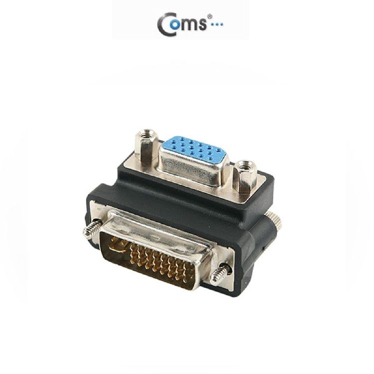 Coms Dvi 꺾임 젠더 Dvim To Vga 15f Dvi I Dual 홈플러스 택배배송