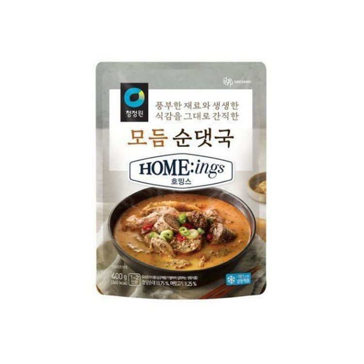 대상 청정원 호밍스 모듬순댓국 400g 12개 홈플러스 택배배송