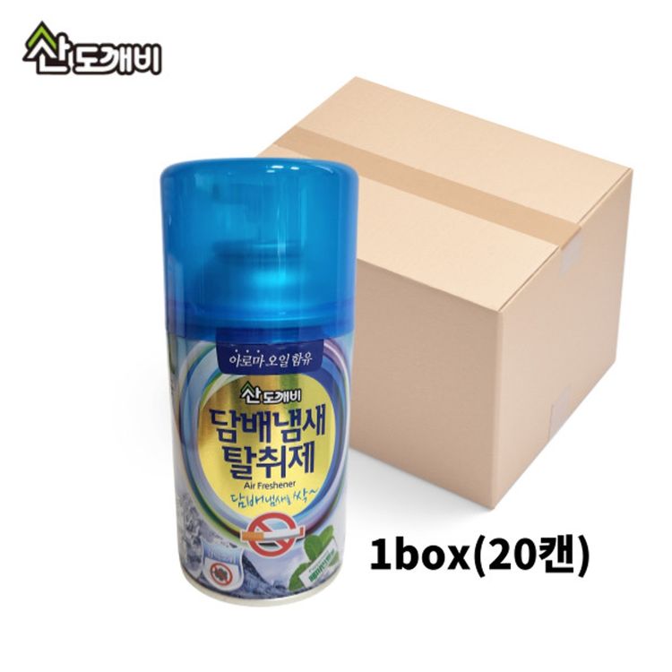 매직크린 향기속으로 1box 담배냄새 탈취제 20개입 스프레이 캔타입 홈플러스 택배배송