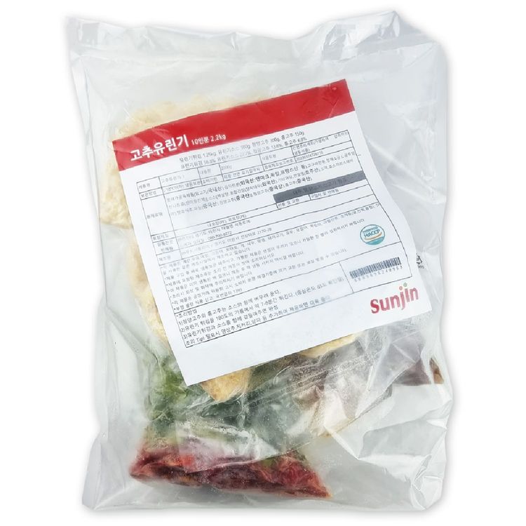 선진 고추 유린기 2200g10인분 국내산 닭 대용량 밀키트 홈플러스 택배배송