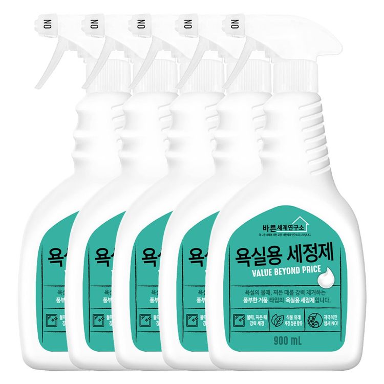 무궁화 바른세제연구소 욕실용 세정제 900ml X 5개 홈플러스 택배배송