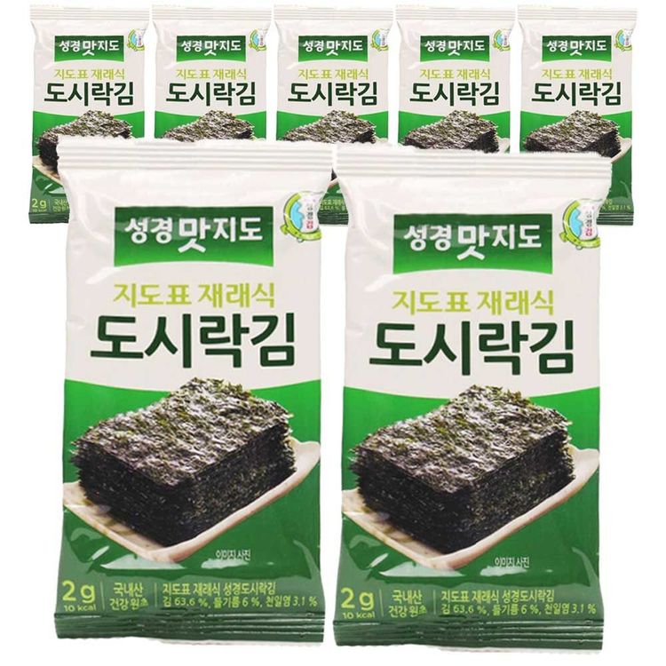 성경 맛지도 재래식 도시락김 2g X 100봉입 홈플러스 택배배송
