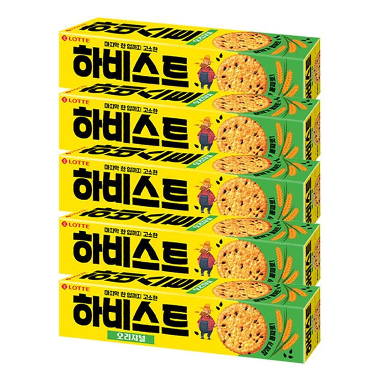롯데 하비스트 오리지널 100g X 5개 무료배송 홈플러스 택배배송