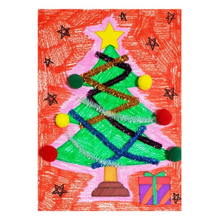 만들기그림 크리스마스 츄리나무 표현하기 홈플러스 택배배송