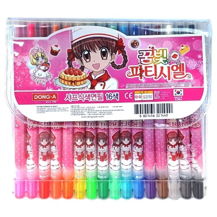 동아 샤프식색연필 16색 돌돌이여아용 1개 홈플러스 택배배송