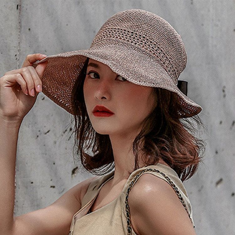 여성 실용적인 N62139355b0 해변 벙거지 챙 모자 캠핑 비치 버킷 햇 코코아 홈플러스 택배배송