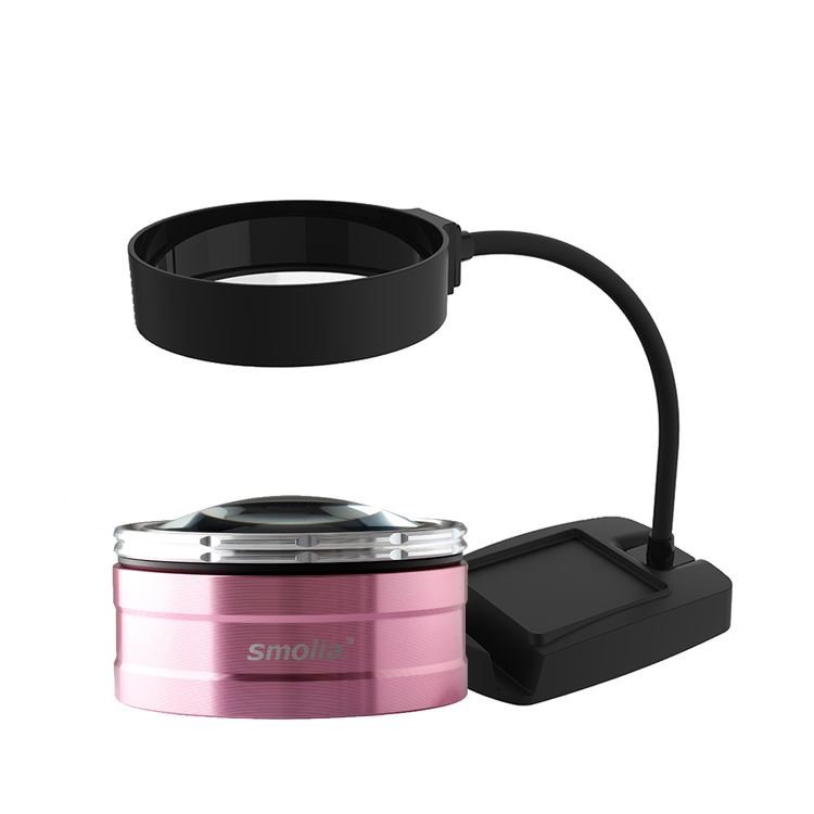 3r 스몰리아 Tzc 고급형 Usb 충전식 Led 돋보기 마젠타 스탠드 거치대 홈플러스 택배배송