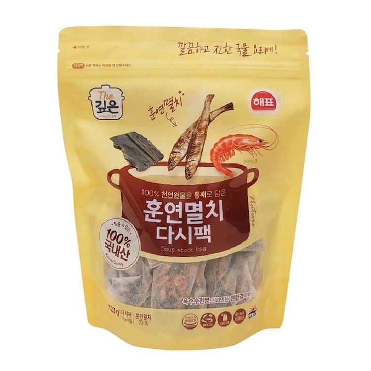 푸른들마켓 해표 훈연멸치다시팩15gx8 홈플러스 택배배송
