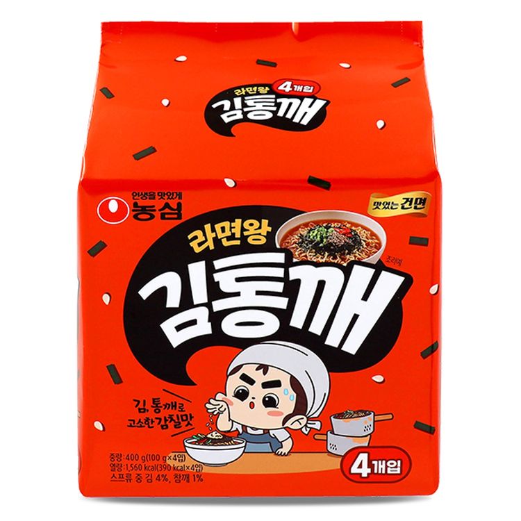 농심 라면왕 김통깨 100g X 4입 홈플러스 택배배송