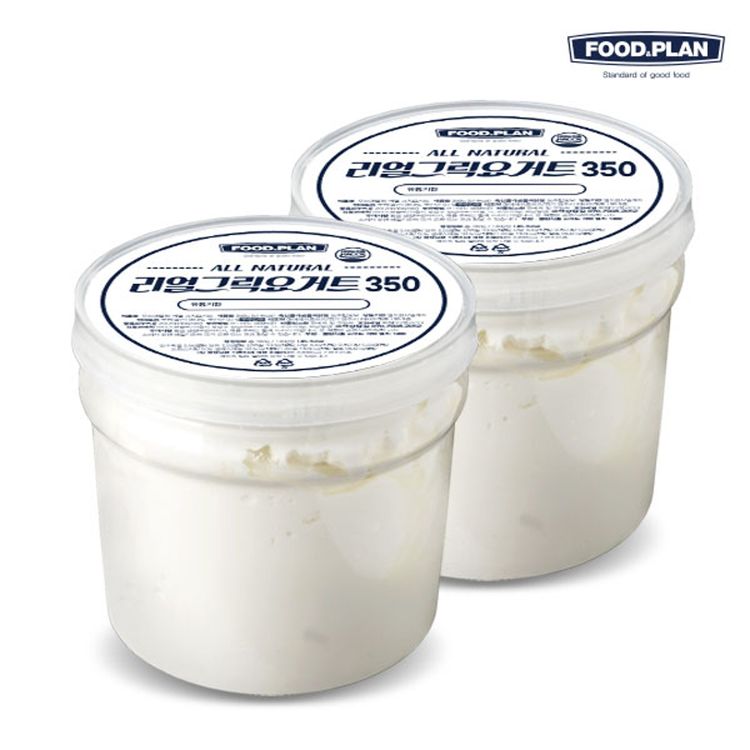 푸드앤플랜 리얼 꾸덕 그릭요거트플레인 350g 11 홈플러스 택배배송