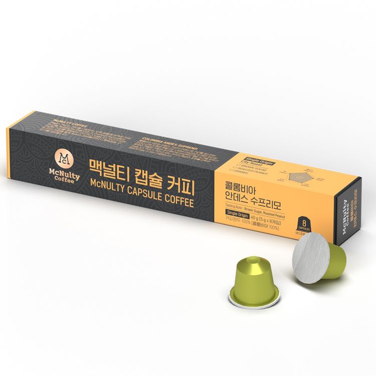맥널티 네스프레소호환 캡슐커피 콜롬비아 안데스 수프리모 24개입5gx24개 홈플러스 택배배송