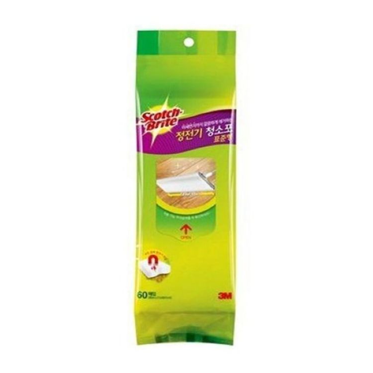 3m 스카치브라이트 정전기 청소포 리필 표준형 60매 홈플러스 택배배송