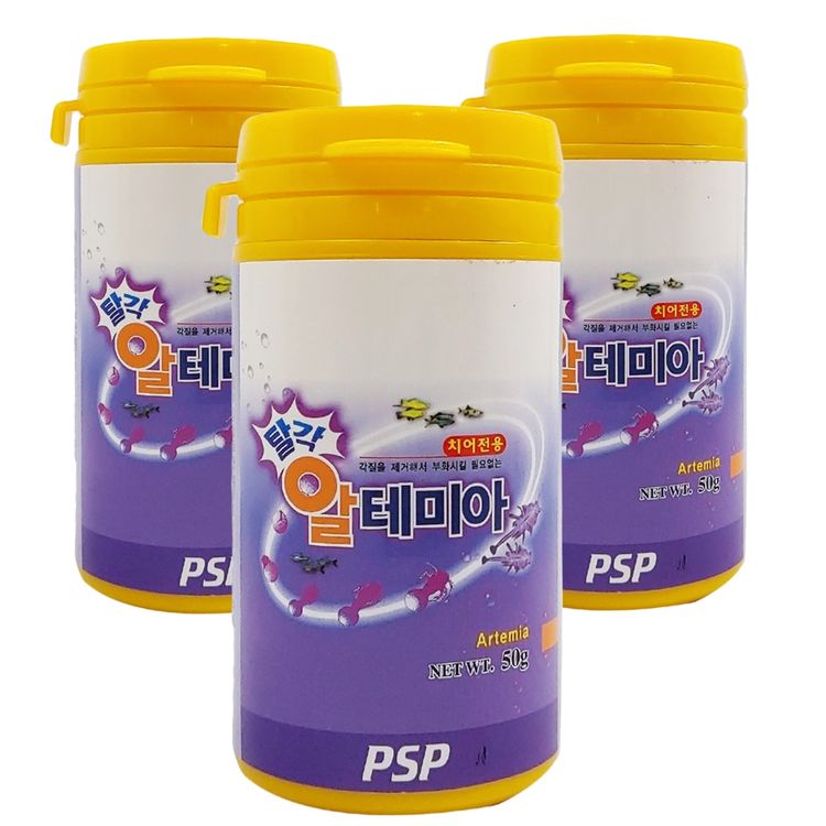 Psp 치어 전용사료 탈각알테미아 50gx3개 홈플러스 택배배송