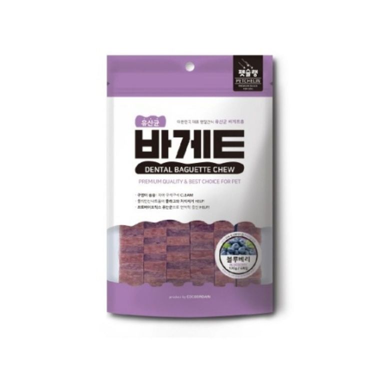 유산균 바게트츄 블루베리 6개입 펫간식 홈플러스 택배배송