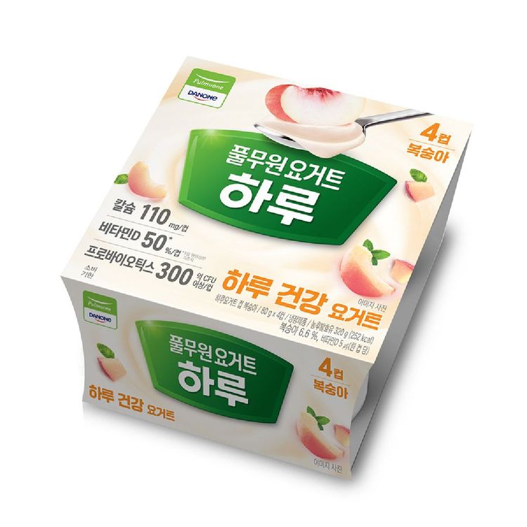 풀무원 다논 하루 요거트 복숭아 80g4 홈플러스