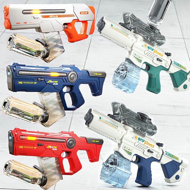 M416 초강력 글록 페트병 자동 스포이드 고압 장거리 연사 물총 Led 워터건 성인 워 홈플러스 택배배송