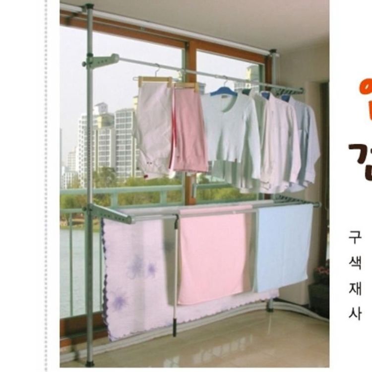나혼자생활 행거맨 베란다벽 베란다 빨래 선반 홈플러스 택배배송