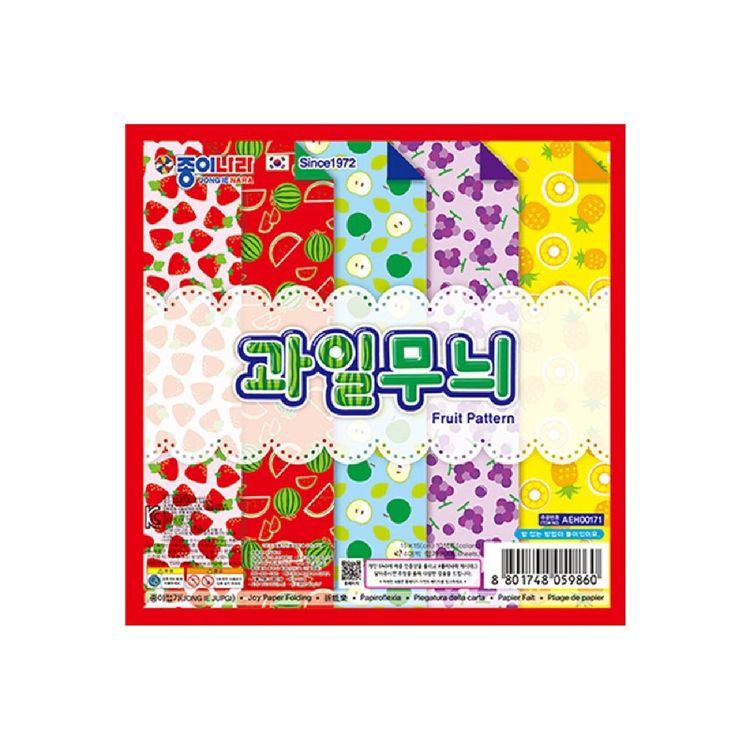 종이나라 과일 무늬 색종이 20매 20개입 홈플러스 택배배송