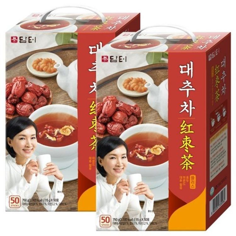 대추차 플러스 100t 50t 2개 담터 홈플러스 택배배송