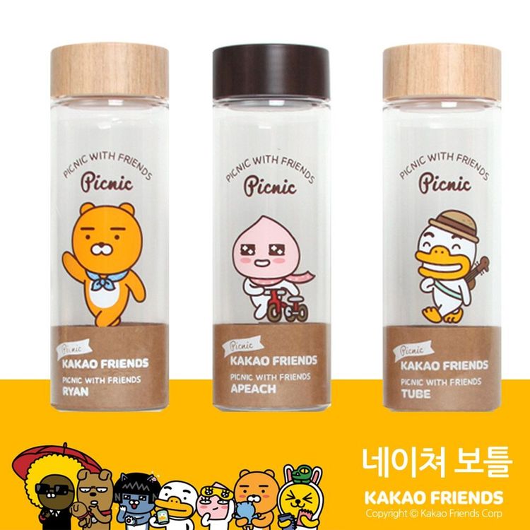 카카오친구들 실용적인 N614335abdb 피크닉 네이쳐 보틀 물병 홈플러스 택배배송