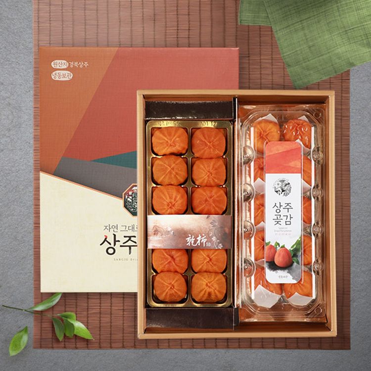 상주한시곶감 실속혼합2호 건시12개입개당45 50g반건시10개입개당35 40g 홈플러스 택배배송