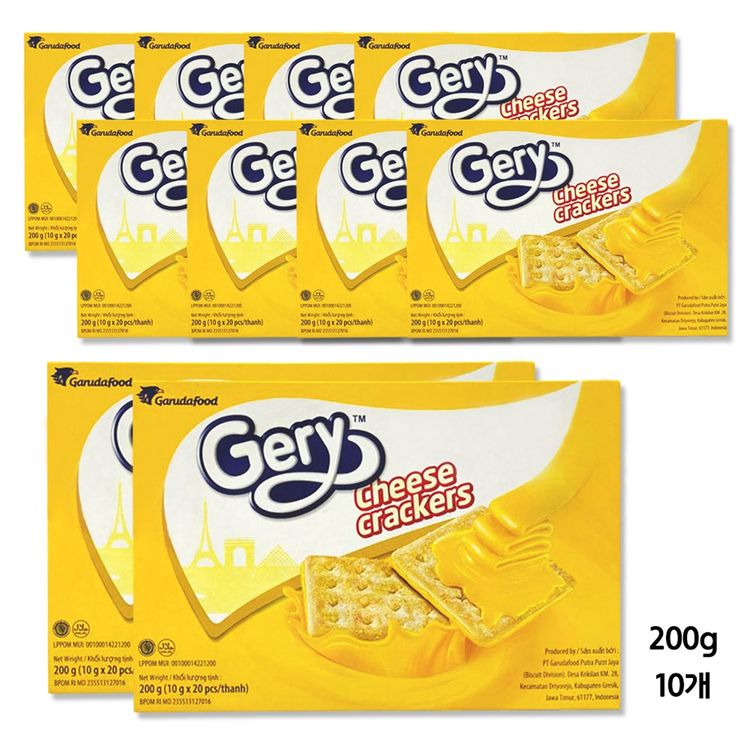 11이벤트게리 치즈 크래커 200g X 10개개별포장간식비스켓수입과자 홈플러스 택배배송