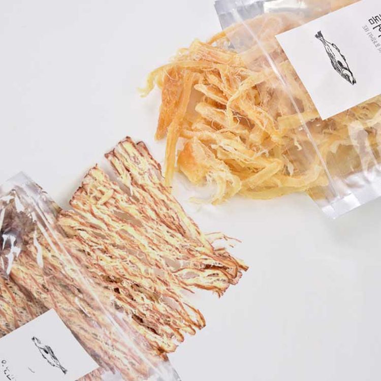 옥도건어물 맥반석오징어 250g과 땅콩버터진미채200g 세트총450g주전부리 간식 홈플러스 택배배송