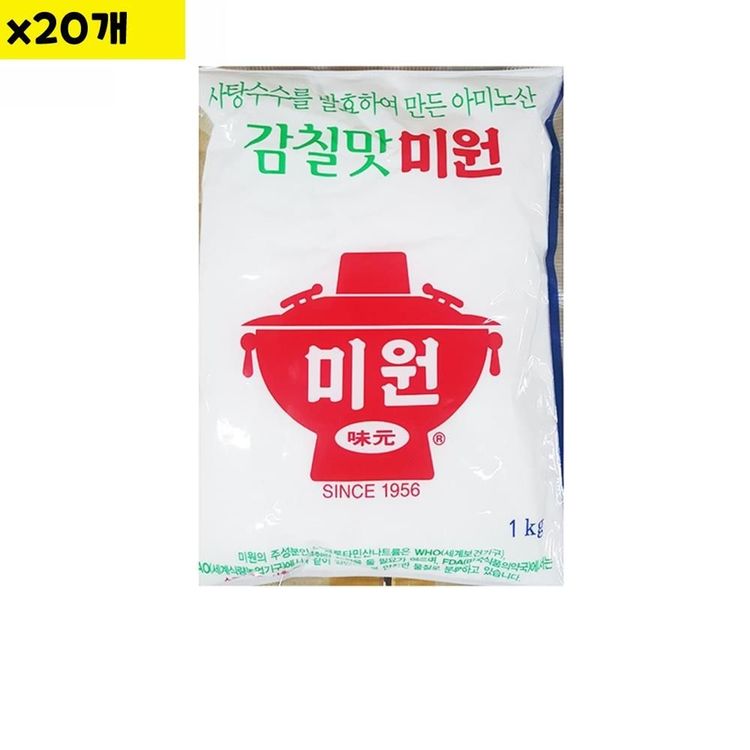 식자재 식재료 도매 감칠맛 미원 대상 1k X20개 홈플러스 택배배송