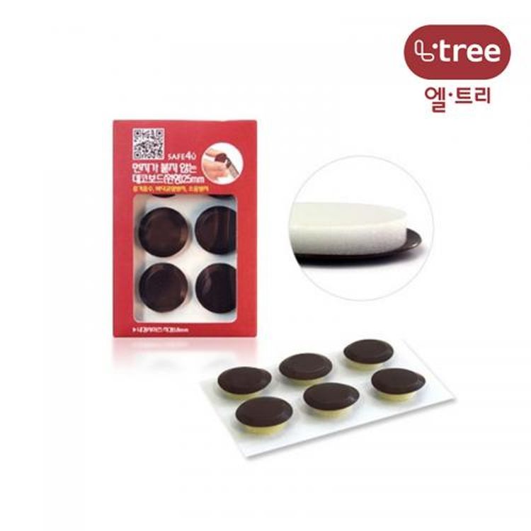 바닥긁힘 가구 소음 방지 패드 원형 25mm 6입 홈플러스 택배배송